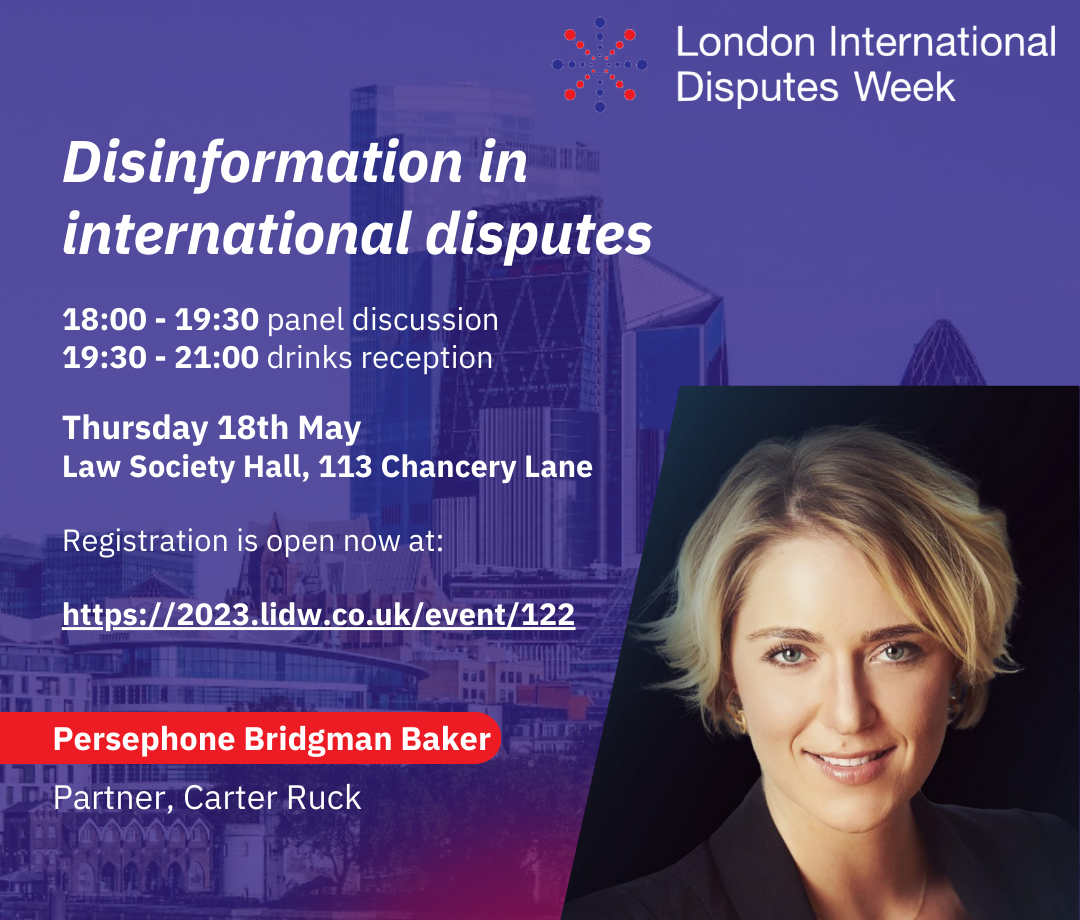 Persephone Bridgman Baker - Carter-Ruck